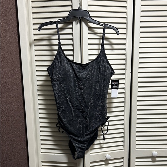 Salt + Cove | Swim | Salt Cove Shimmer Black One Piece | Poshmark